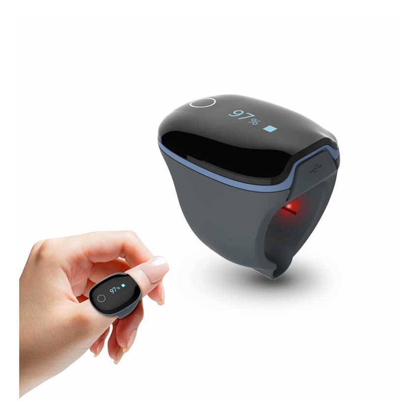 Viatom O2Ring Wearable Ring Oximeter เครื่องวัดออกซิเจนในเลือดแบบแหวน ...
