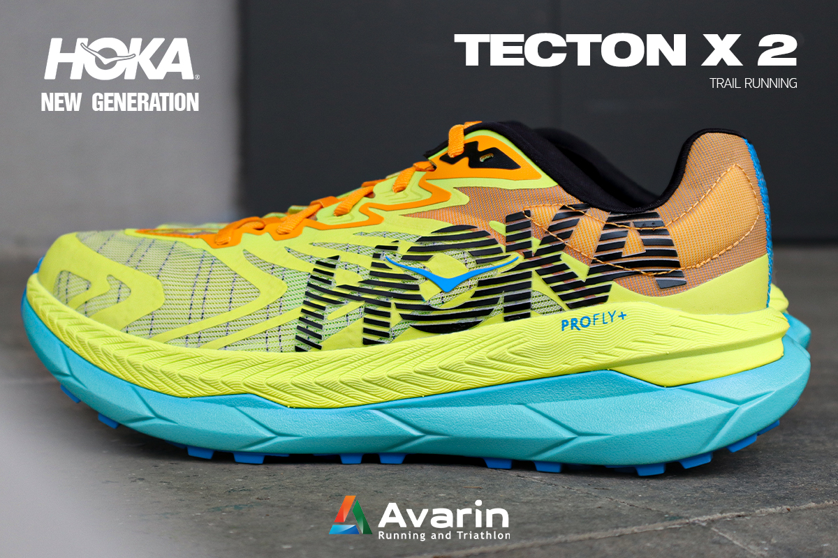 Hoka Tecton X 2 Men White/Solar Flare : Avarin Running