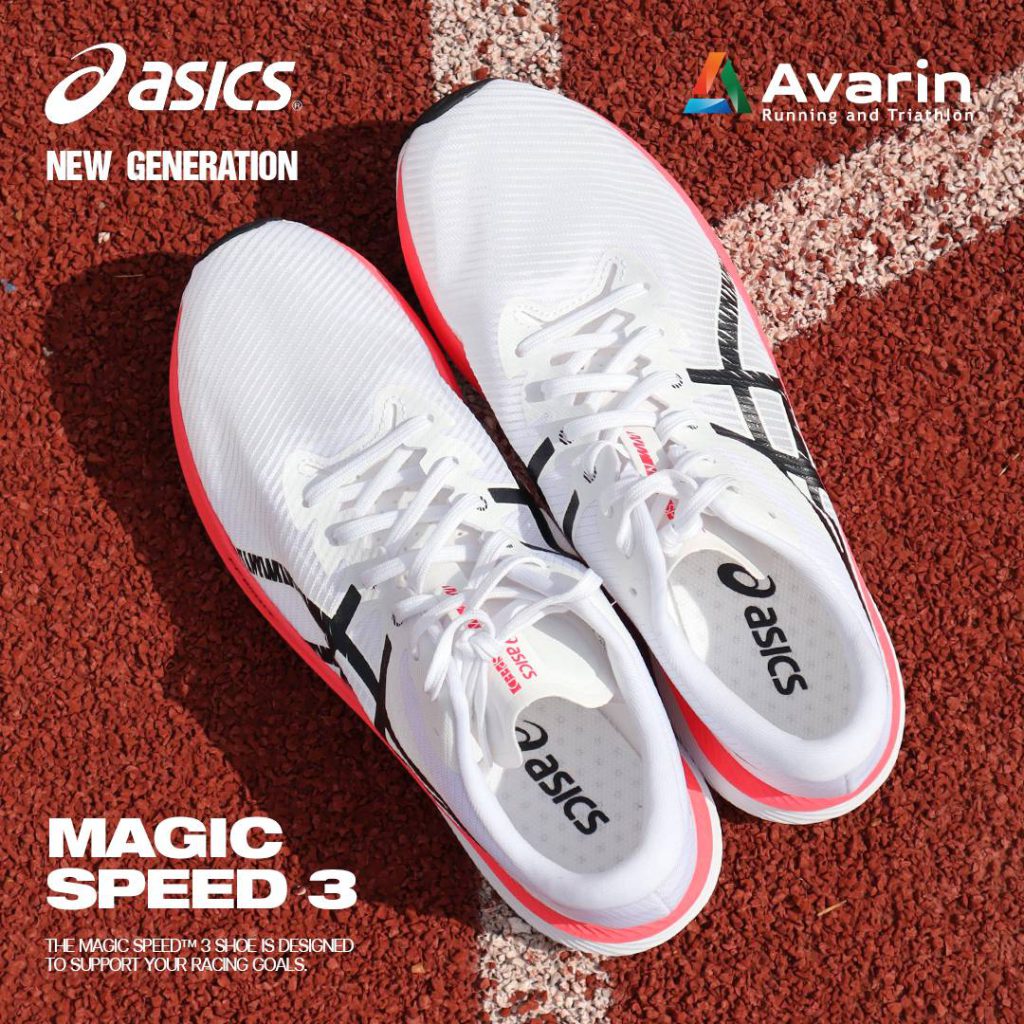 Asics Magic Speed 3 Women Black/White : Avarin Running