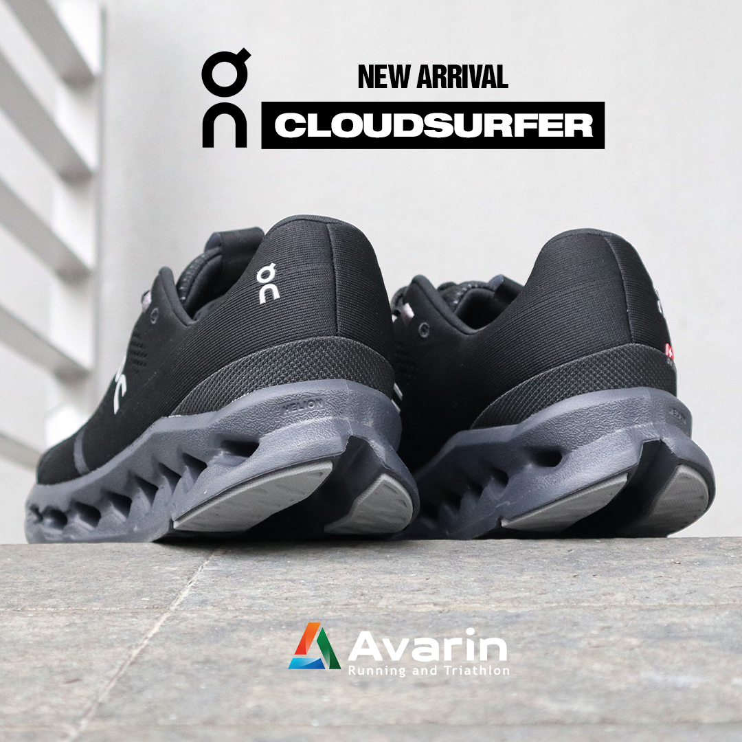 ON Cloudsurfer Men Flame/White : Avarin Running.