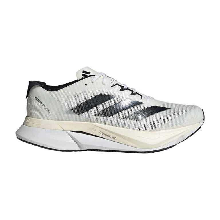 adidas Adizero Boston 12 Men Cloud White/Core Black/Night Metallic ...
