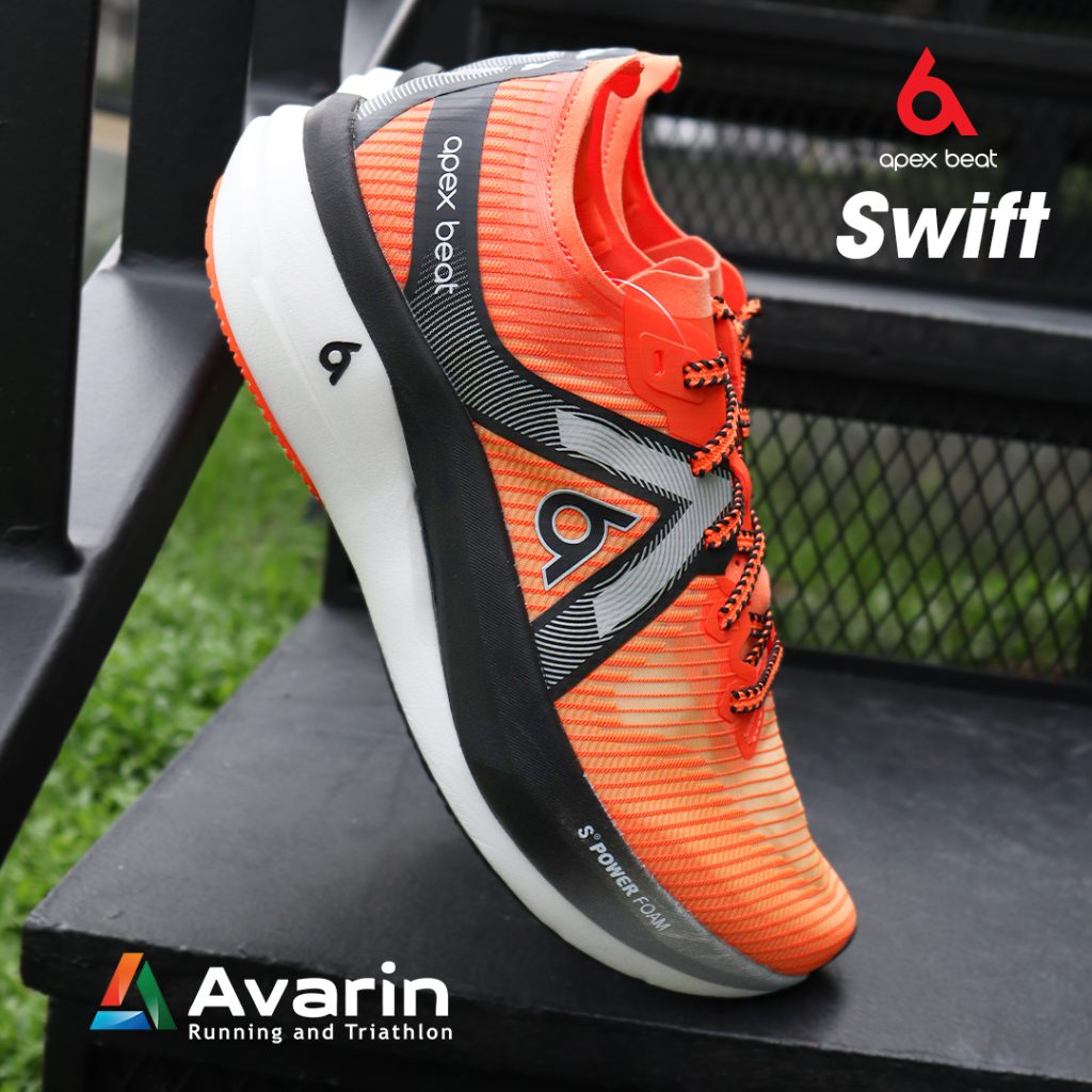 Apex Beat Swift Black รองเท้าวิ่งถนน พื้นคาร์บอน : Avarin Running