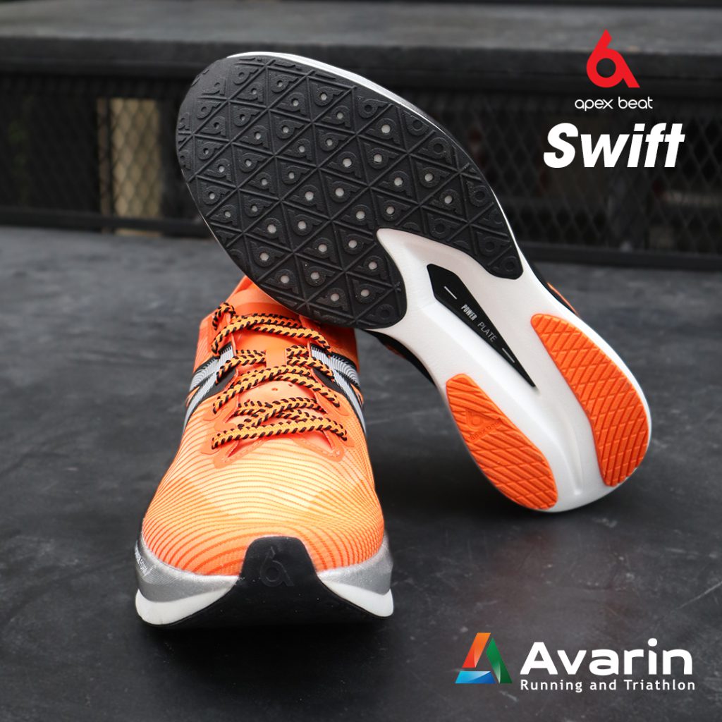 Apex Beat Swift Black รองเท้าวิ่งถนน พื้นคาร์บอน : Avarin Running