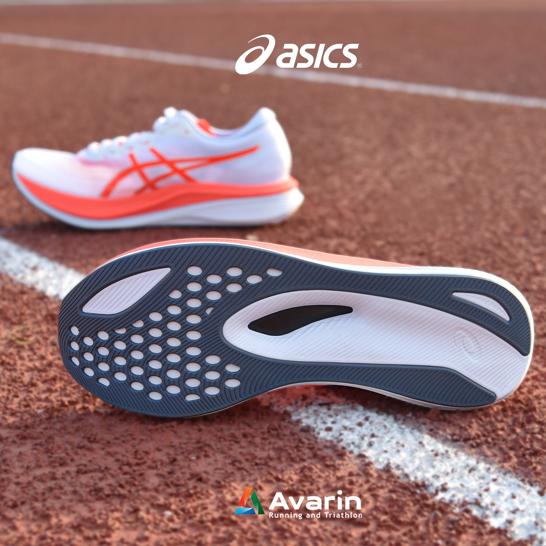 Asics Magic Speed 3 Women White/Sunrise Red : Avarin Running