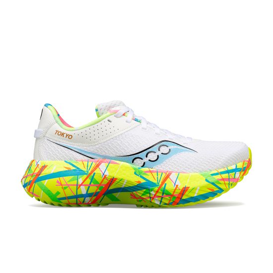 Saucony Kinvara Pro Women White/Citron - Avarin: Running and Triathlon.