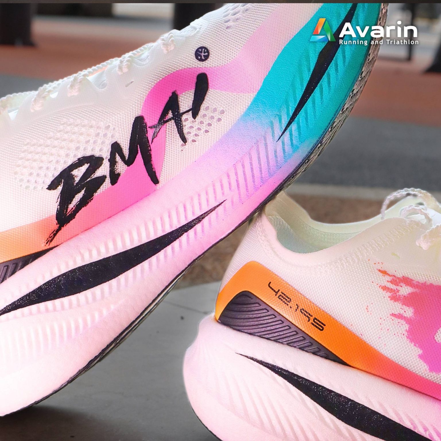 BMAI Carbon Fly 3 Men Storm Black/White - Avarin: Running and Triathlon.