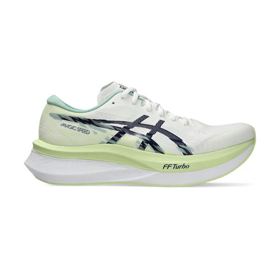 Asics Magic Speed 4 Men White/Blue Expanse - Avarin: Running and Triathlon.
